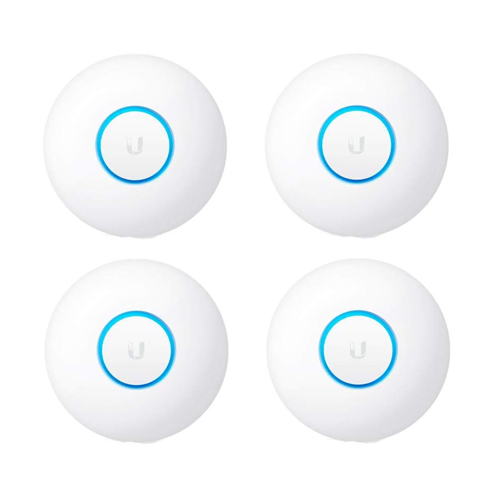 UniFi nanoHD UAP-nanoHD-US Compact Dual Band Wave2 Enterprise Wi-Fi 4x4 MIMO 1730 Mbps (4-Pack)