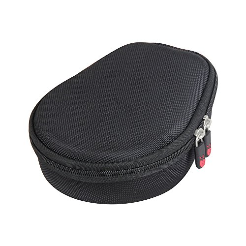 Hermitshell Hard Case for AfterShokz Trekz Air/AfterShokz Aeropex/Titanium Mini/Shokz OpenRun Pro Open Ear Wireless Bone Conduction Headphones AS650 / AS800 (Black) (Only Case)
