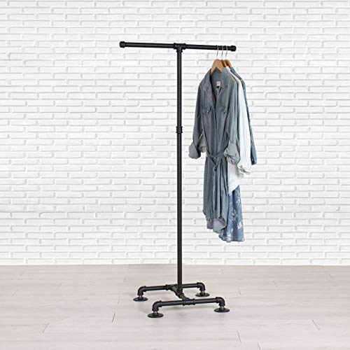 Industrial Clothing Rack Heavy Duty Pipe 2-Way by William Robert's Vintage