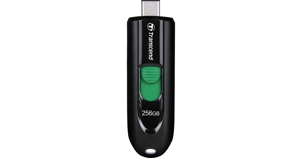 Transcend 256GB JetFlash 790C USB 3.2 Gen 1 Flash Drive TS256GJF790C, Black