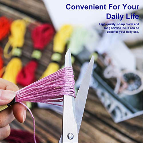 Scissors Bulk 24-Pack, BURVAGY 8" Multipurpose Sharp Scissors for School Office Home，All Purpose Scissors Stainless Steel Blades Safety Soft Grip Handles,Right/Left Handed…
