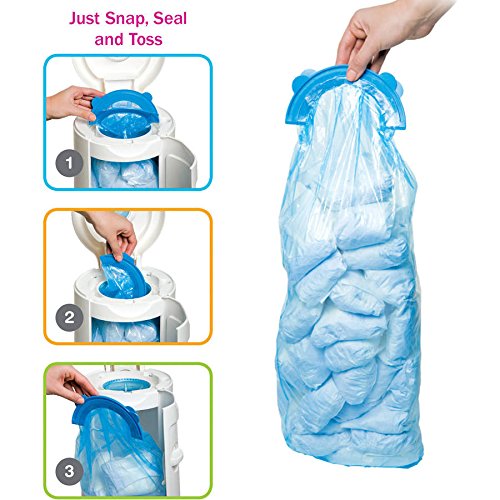 Careforbaby Diaper Pail Refill Bags (960 Counts) Fully Compatible with Arm&Hammer Disposal System - 32 Bags