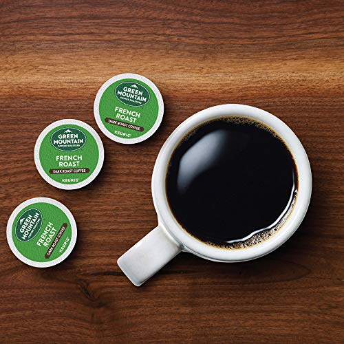 Green Mountain Coffee Roasters French Roast, Single-Serve Keurig K-Cup Pods, Dark Roast Coffee, 72 Count (6 x 12 count boxes)