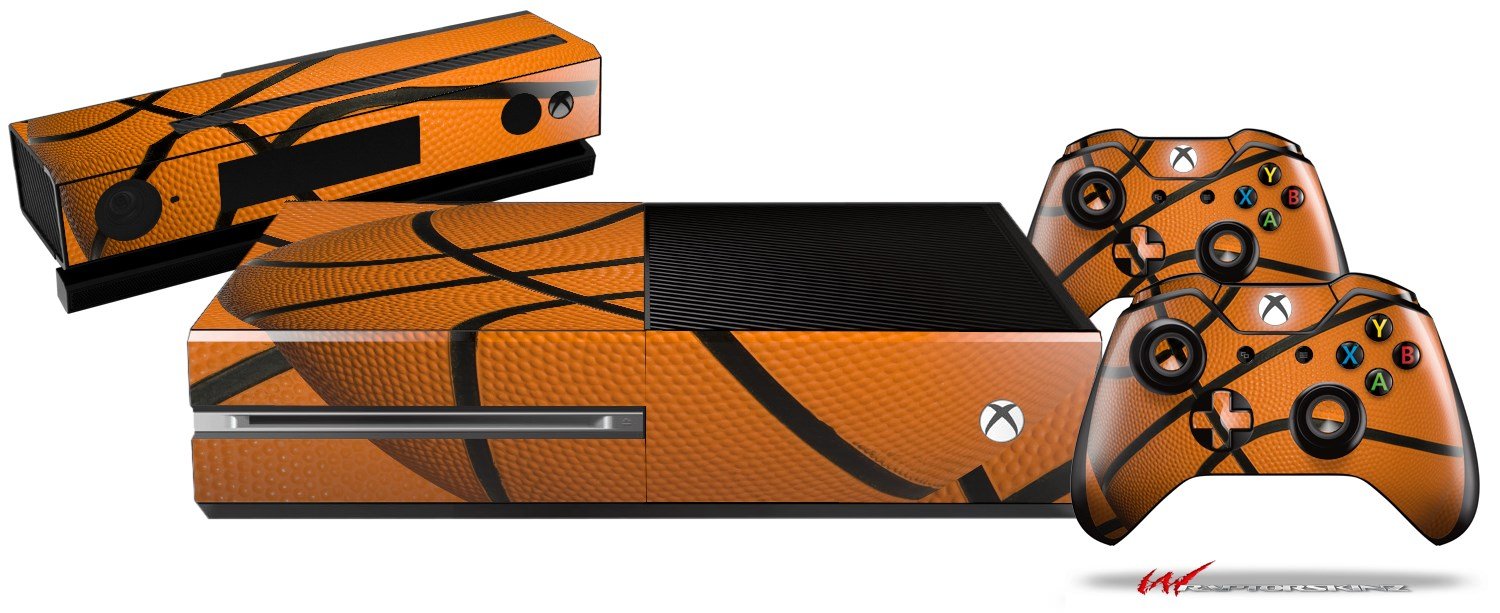 Basketball - Holiday Bundle WraptorSkinz Decal Style Vinyl Skin Wrap compatible with XBOX One Original Console, Kinect and 2 Controllers (GAMING SYSTEM NOT INCLUDED)