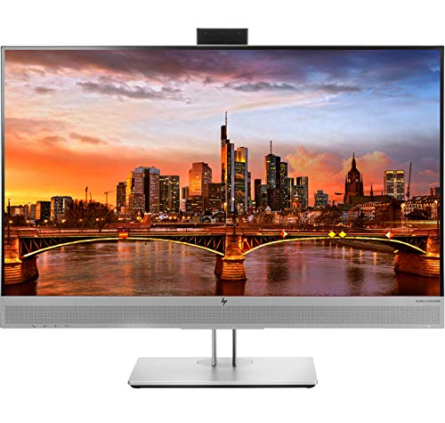 HP EliteDisplay E273m 27 Inch LED Backlit IPS Monitor 2-Pack with Built in Speakers and Webcam, FHD 1920 x 1080 (1FH51A8#ABA)