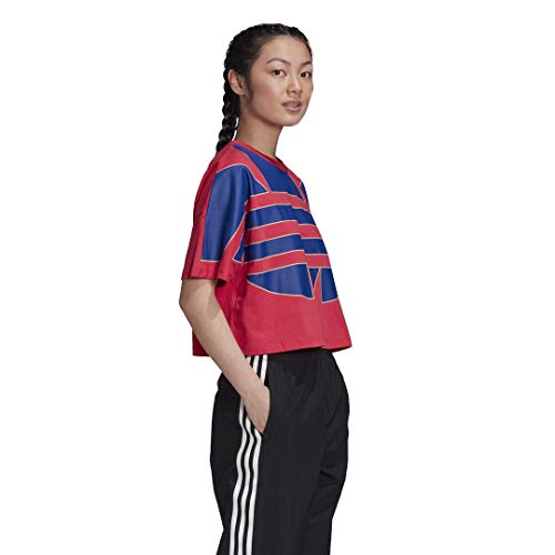 adidas Originals womens Big Trefoil T-Shirt Power Pink Medium