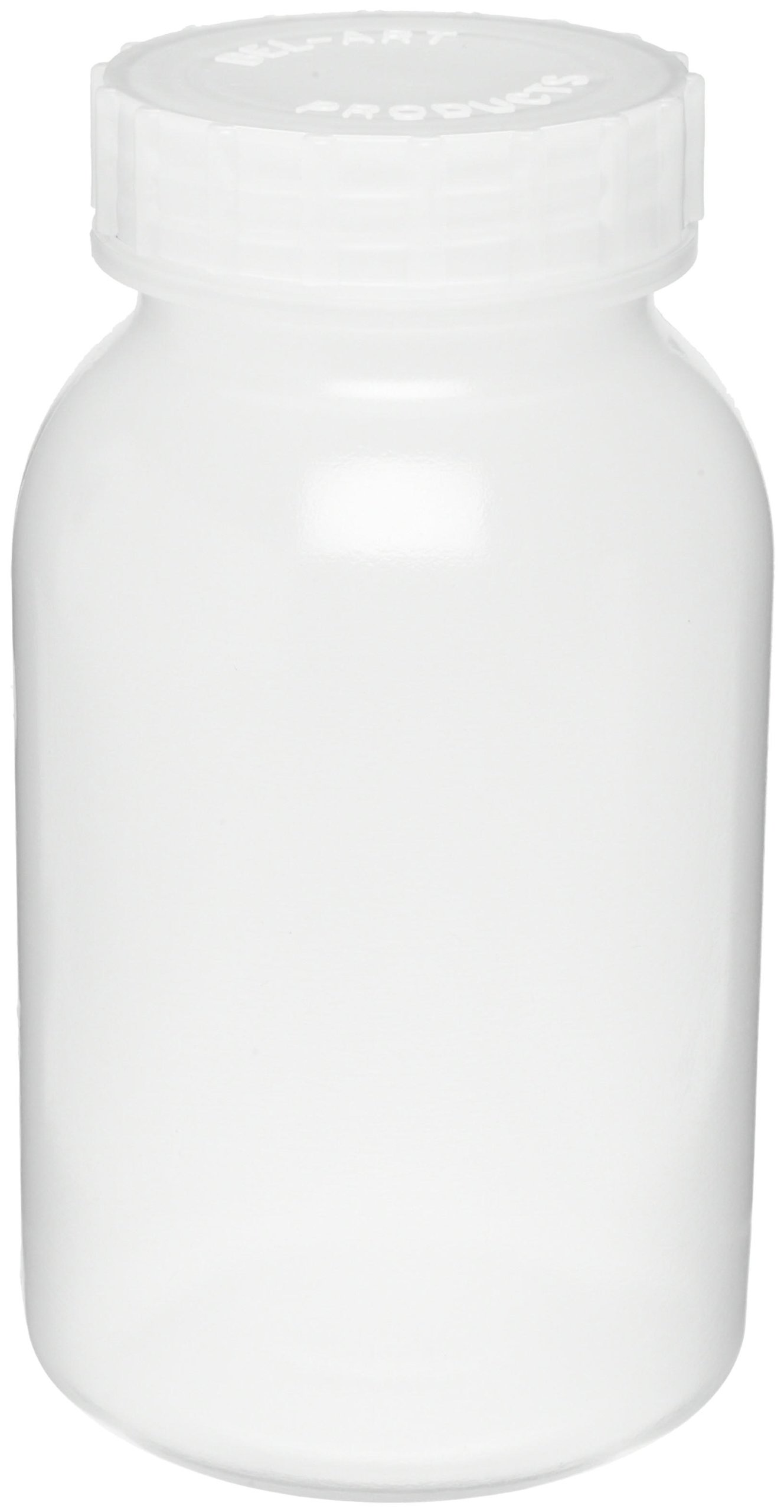 SP Bel-Art Wide-Mouth 1 L (1 qt) Polypropylene Mason Jars (Pack of 6) (F10914-0000)
