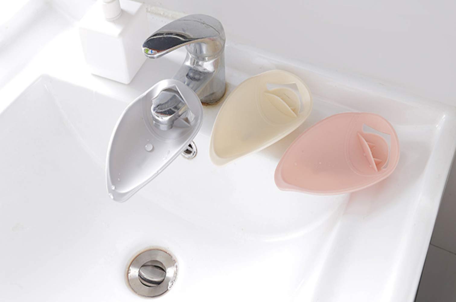 6 Pack Faucet Extender, Sink Handle Extender,Hand Washing Extender,Applies to children,infants.(3 color mixed loading)