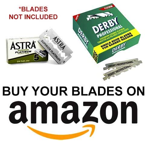 5-Star Compatible Inkjet Cartridge Straight Edge Razor | Razors for Men | Eyebrow Razor | Barber Supplies Straight Razor