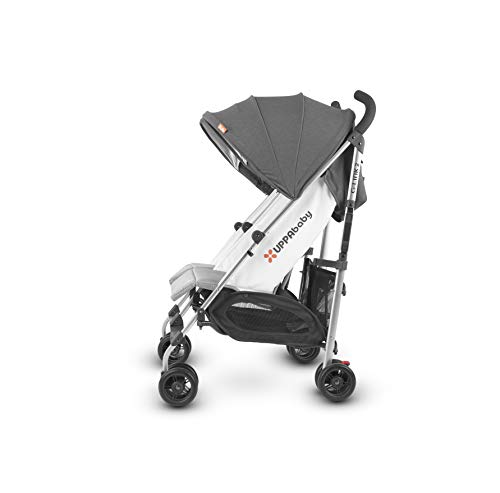 UPPAbaby G-Link 2 Stroller - Jordan (Charcoal Melange/Silver) + G-Link 2 Travel Bag