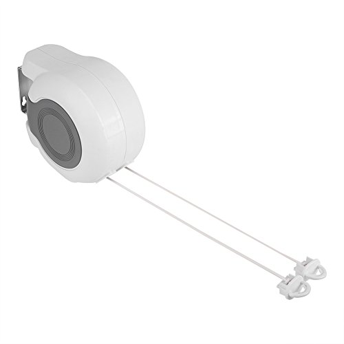 Semme Drying Clothes Line, Dual Retractable Washing Line Can Be Used As a Retractable Washing Line, and Airer Indoor and Outdoor