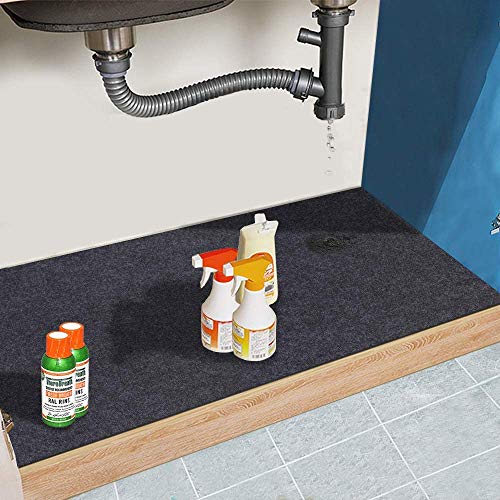 Brinman Under Grill Mat,Premium Grill Mat for Deck, Under Grill Floor Mats to Protect Deck,BBQ Mat for Under BBQ, Absorbent Oil Pad Protector for Decks and Patios,Waterproof, Reusable,(36x30 Inches)…
