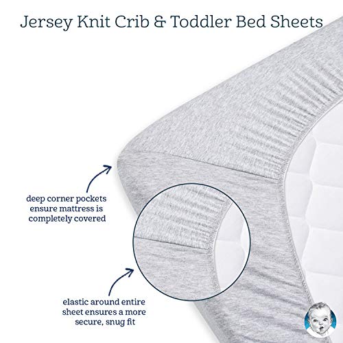 Gerber Baby Boys and Girls Newborn Infant Baby Toddler Nursery Cotton Fitted Bedding Crib Sheet, Pink Hello, One Size