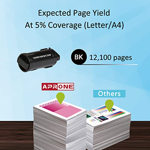 C500 C505 106R03869 Toner Cartridge Replacement for Xerox Versalink C500 C505 C500N C505N C500DN C505DN Printer