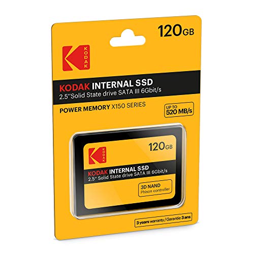 KODAK Internal SSD X150, Yellow, 120GB