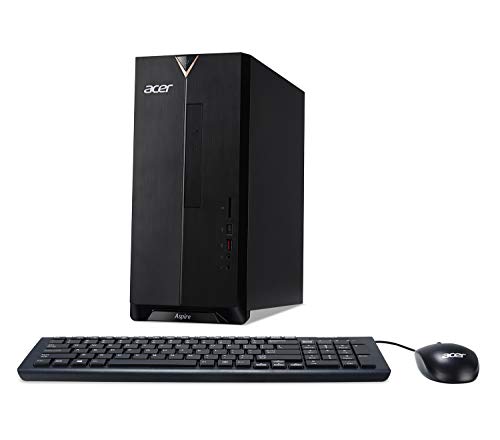 Acer Aspire TC-885-ACCFLi5O Desktop, 8th Gen Intel Core i5-8400, 8GB DDR4 + 16GB Optane Memory, 2TB HDD, 8X DVD, 802.11ac WiFi, Windows 10 Home