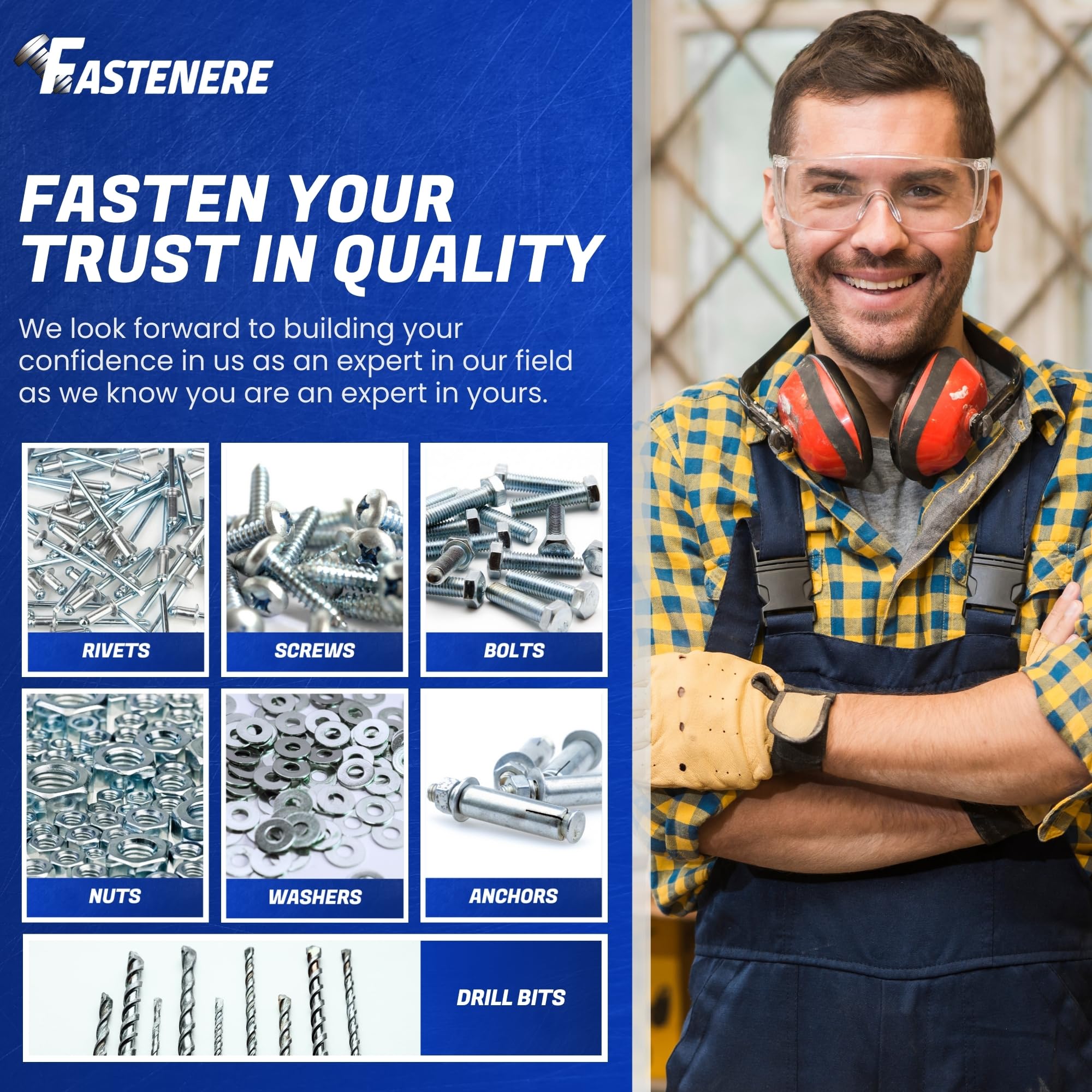 Fastenere Button Head Socket Cap Screws - 1/4-28 x 1" (25 Pack) Stainless Steel 18-8, Full Thread, Bright Plain Finish, Corrosion-Resistant, Machine Thread, Easy to Install w/Allen Socket Drive