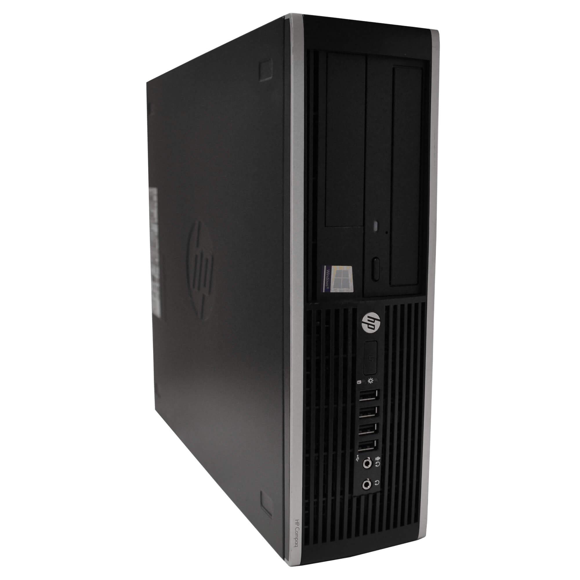 HP Premium Flagship 8200 Small Form Factor Business Desktop (Intel Quad-Core i5 3.1GHz, 8GB DDR3 RAM, 1TB HDD + 240GB SSD, DVD, VGA, DisplayPort, Windows 10 Professional) (Renewed)