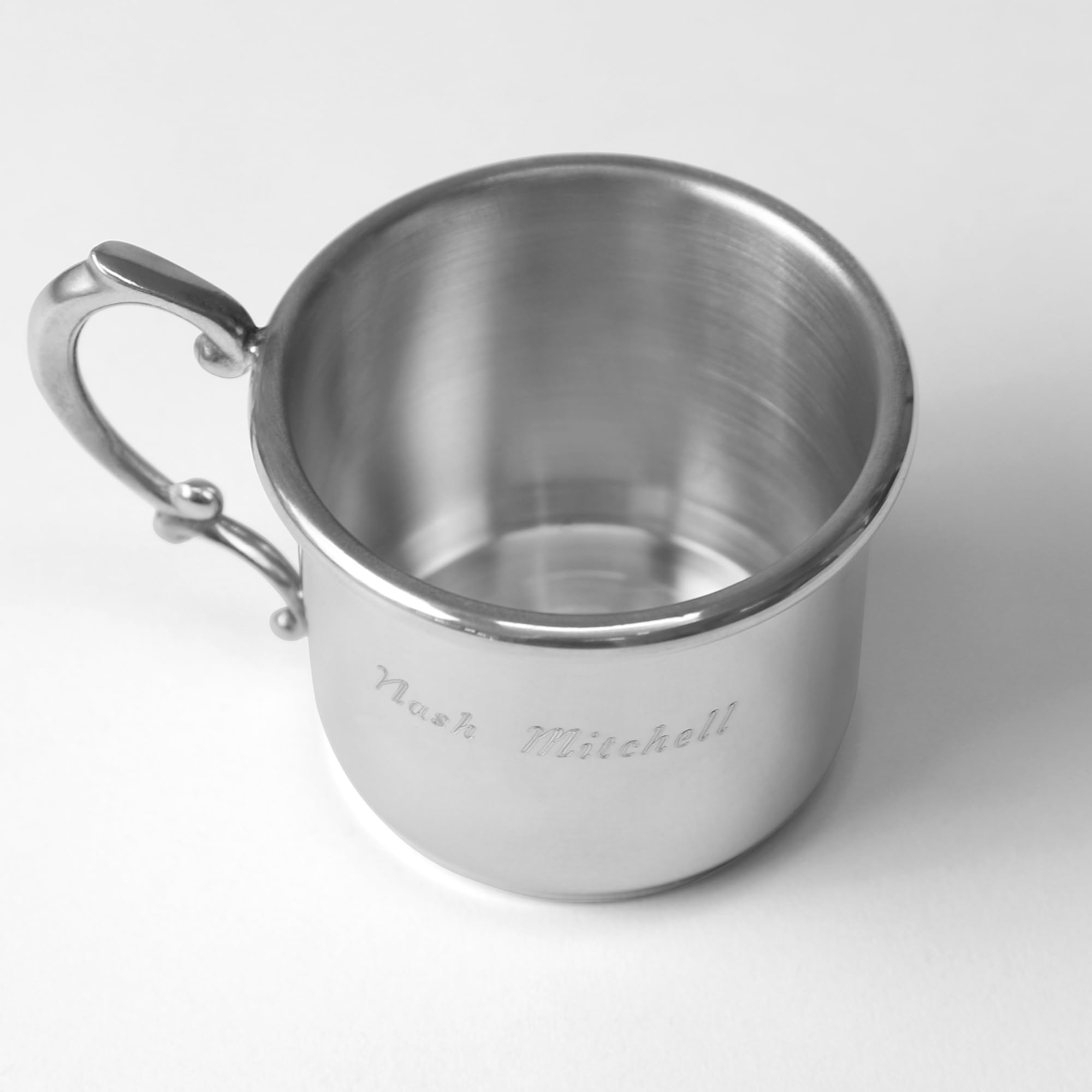 Let's Make Memories Personalized Keepsake Pewter Baby Cup - Newborn Gift - Heirloom - New Parents