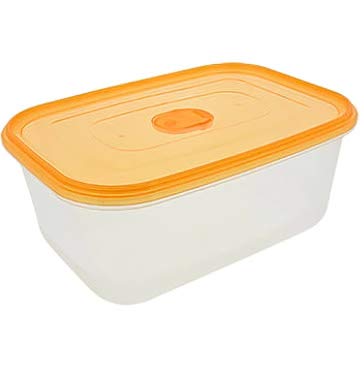 Set of 3 Surefresh Food Containers - Vented Lid - 1 Round Container 72.67 fl oz. - 2 Square Containers 25.35 fl oz.