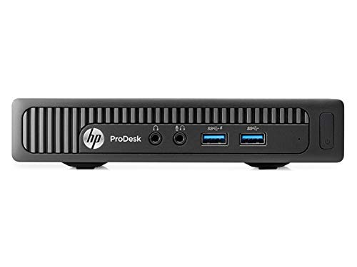 HP ProDesk 600-G2 Mini Desktop, Intel Core i3-6100T, 3.2GHz, 3MB Cache Dual-Core, 16GB DDR4 (Supports up to 32GB), 256GB Solid State Drive, Win10Pro (Renewed)