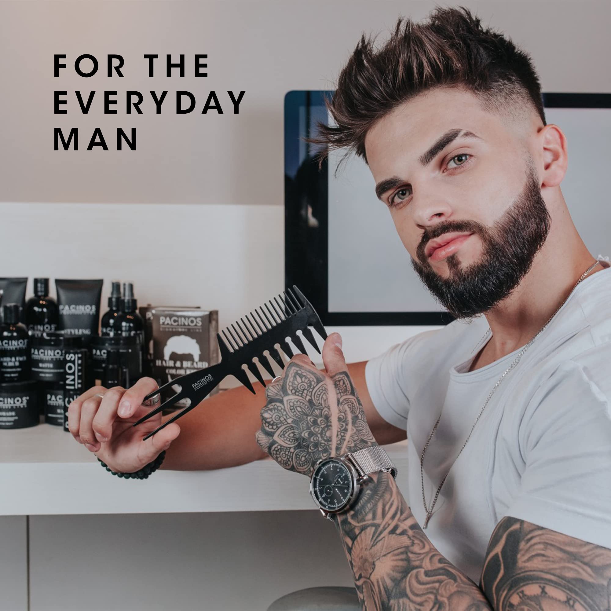 Pacinos Freeze Hair Spray - Extra Hold texture spray for All Hair Type - Professional Hair Setting & Finishing Spray for Maximum Volume