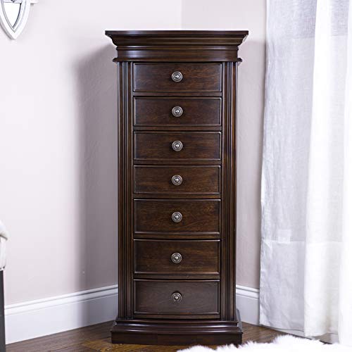 Hives and Honey Luke Jewelry Armoire, Walnut