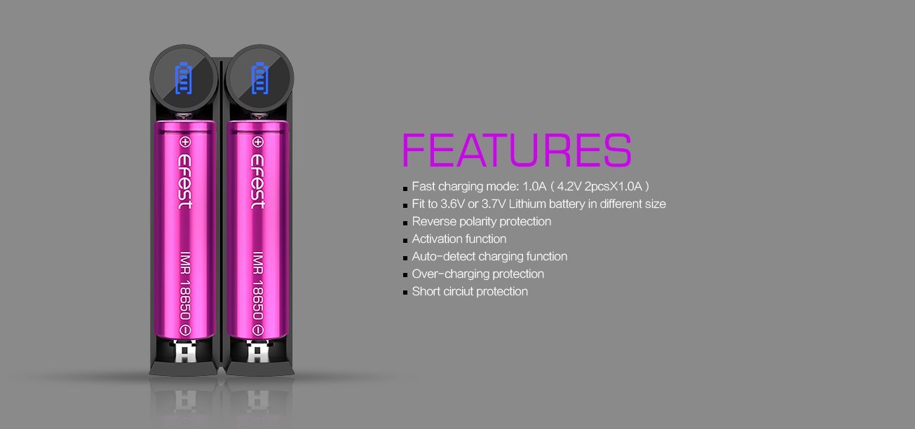 Efest SLIM K2 Intelligent Charger