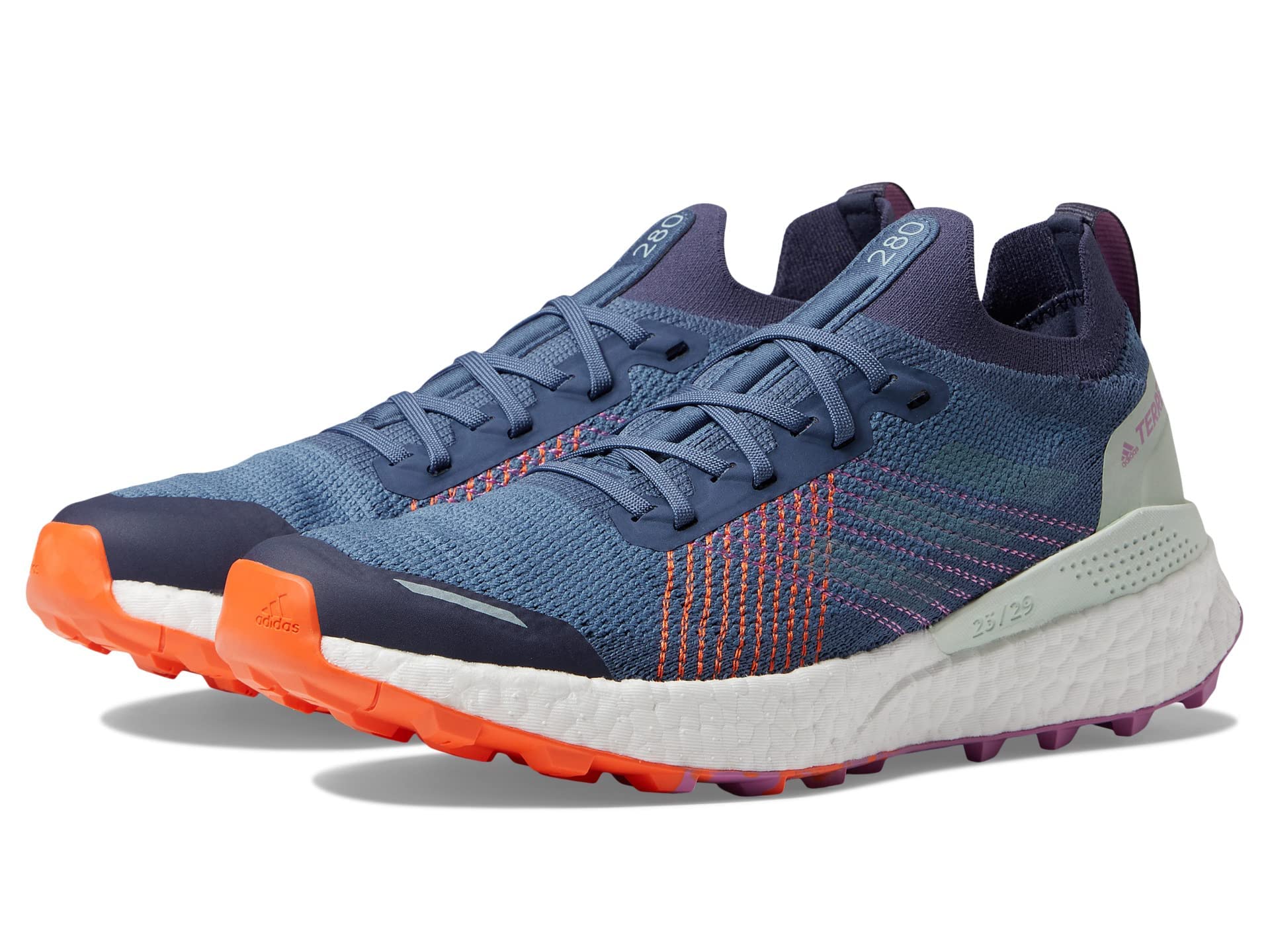 adidas Terrex Two Ultra Primeblue Trail Running Shoes Women's, Blue, Size 5.5