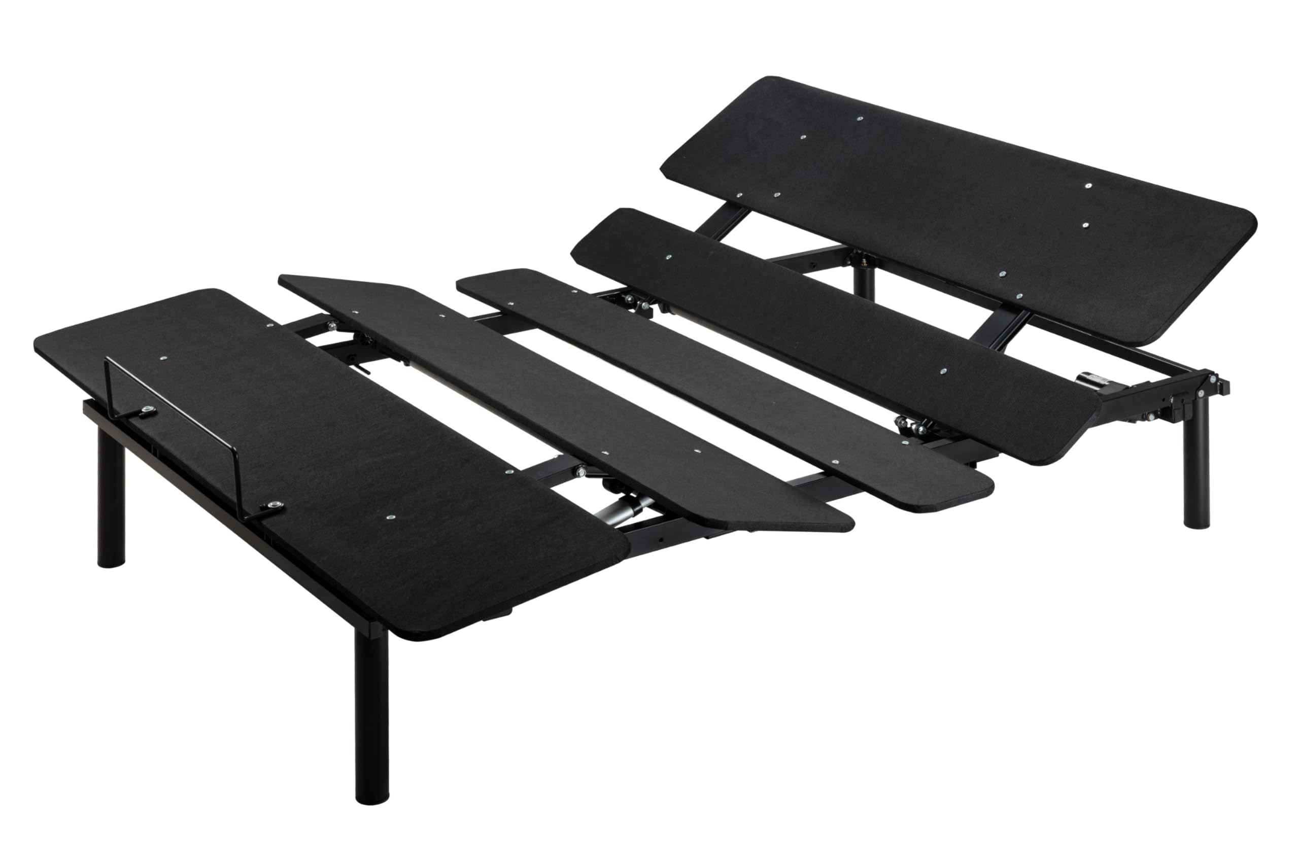 SHA CERLIN Electric Ergonomic Adjustable Bed Base Queen Size, Independent Head and Foot Incline, Wireless Remote Control with Quiet Motor