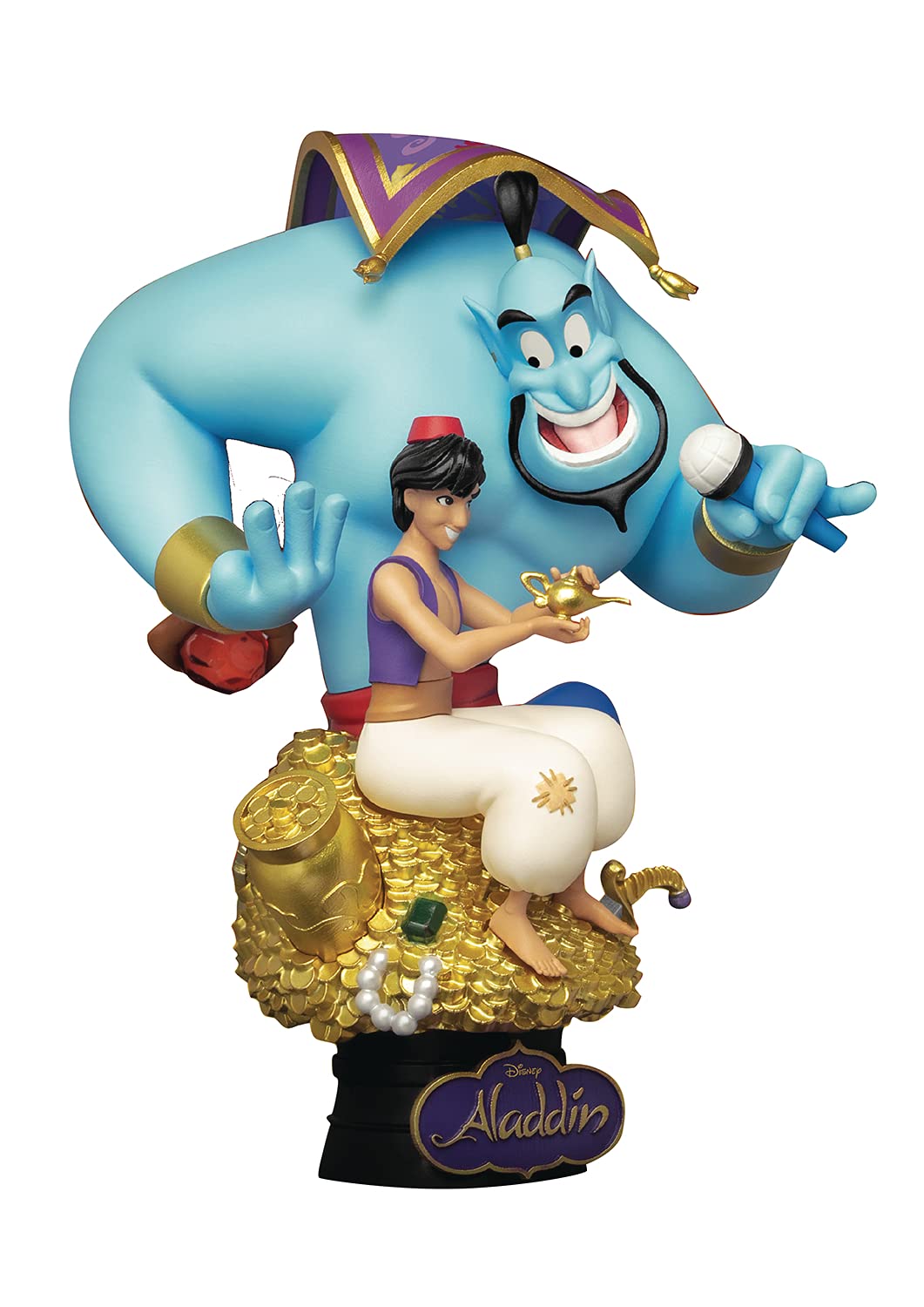 Beast Kingdom Disney Classics: Aladdin DS-075 D-Stage Statue, Multicolor