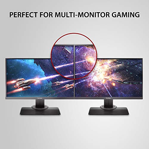 ViewSonic XG2405 24 Inch 1080p 1ms 144Hz IPS Gaming Monitor with FreeSync Premium, Eye Care, Advanced Ergonomics, HDMI and DP for Esports