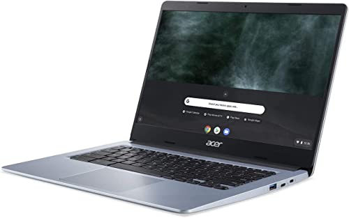 acer Chromebook 314, 14" HD (1366x768) Touch Laptop, Intel Celeron N4000 Processor up to 1.10 GHz, 4GB DDR4 RAM, 64GB SSD, Webcam, Bluetooth, WiFi, Chrome OS, Silver, EAT Mouse Pad