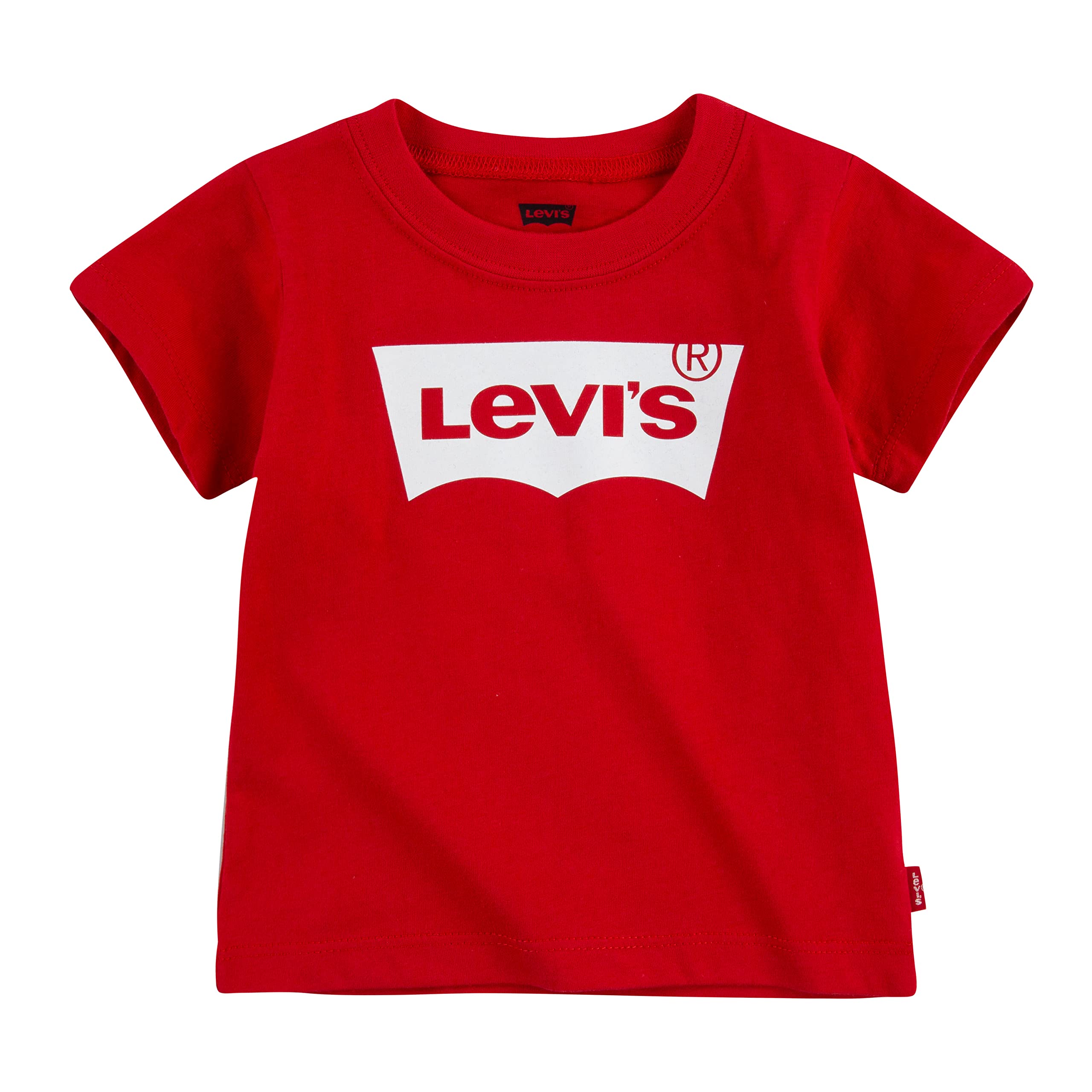 Levi's Baby Batwing T-Shirt, Super Red, 18M