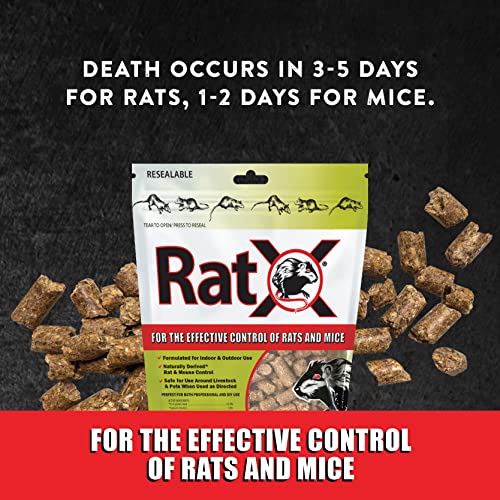 EcoClear Products 620100-6D RatX All-Natural for All Speices Rat and Mouse, 8 oz. Bag