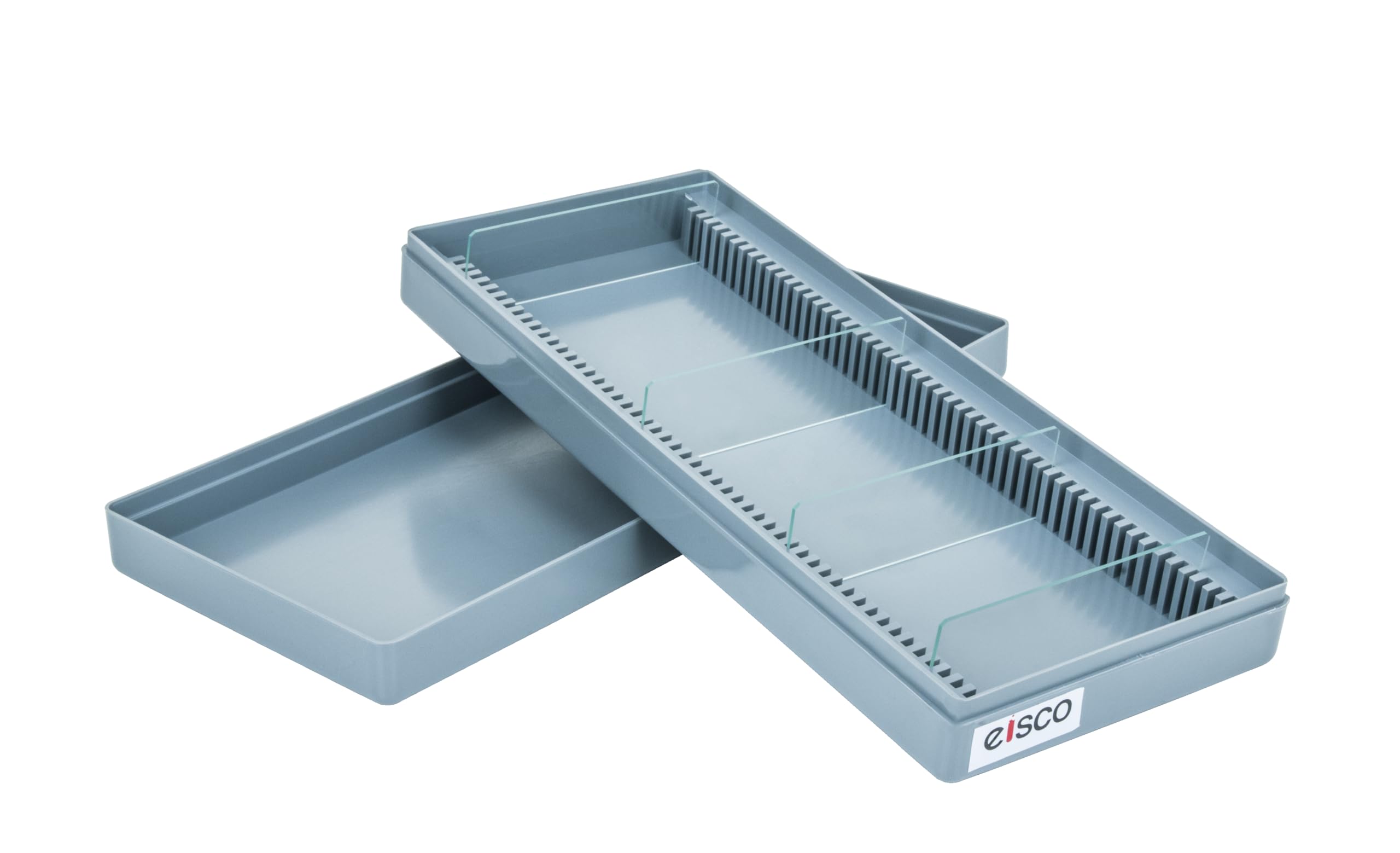 EISCO Labs Slide Box, Polystyrene, 50 Slides