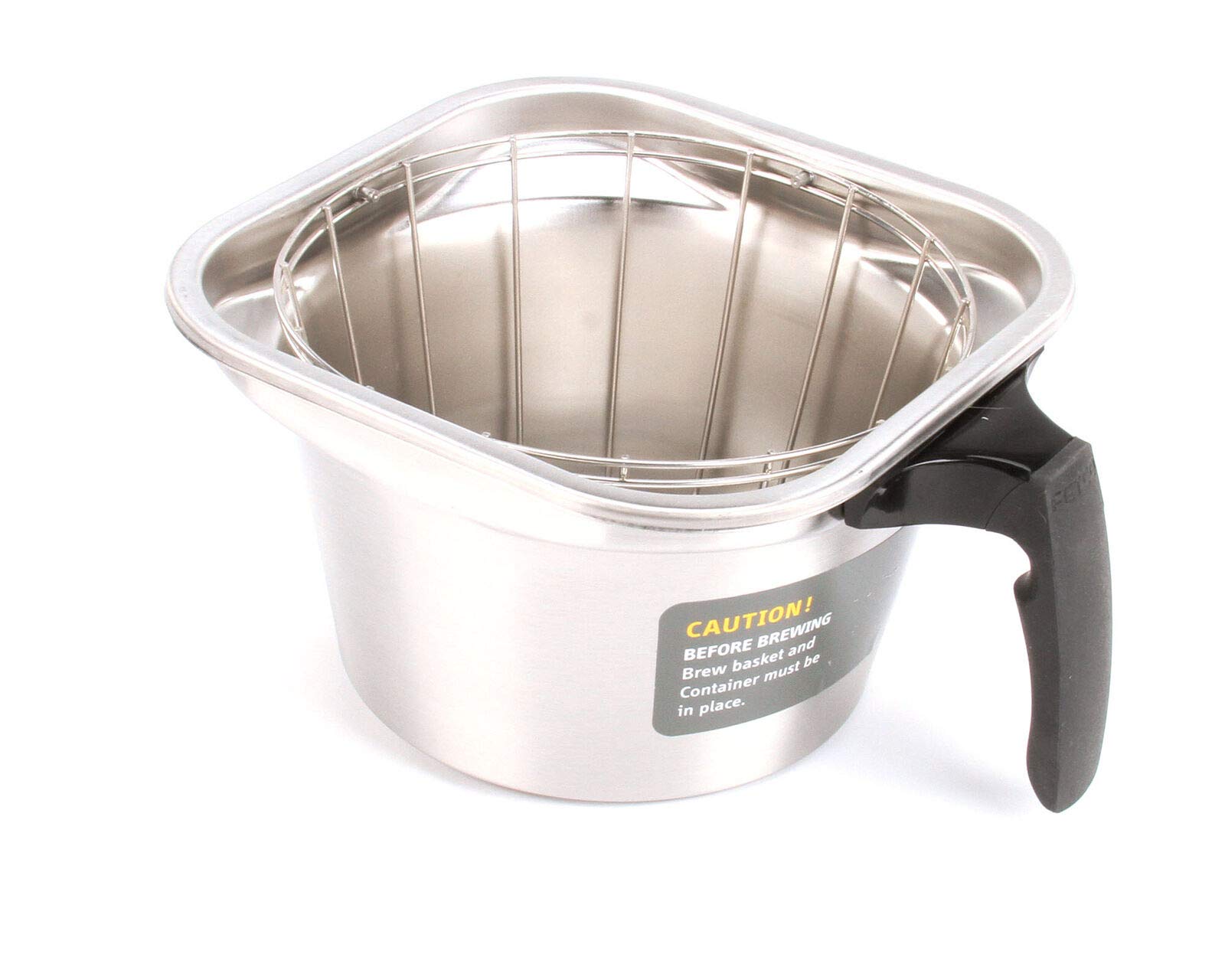 Fetco B001280B1 Brew Basket Assembly for Compatible Fetco Hot Beverage Brewers and Dispensers, 16" x 6", 0.28" Diameter Hole