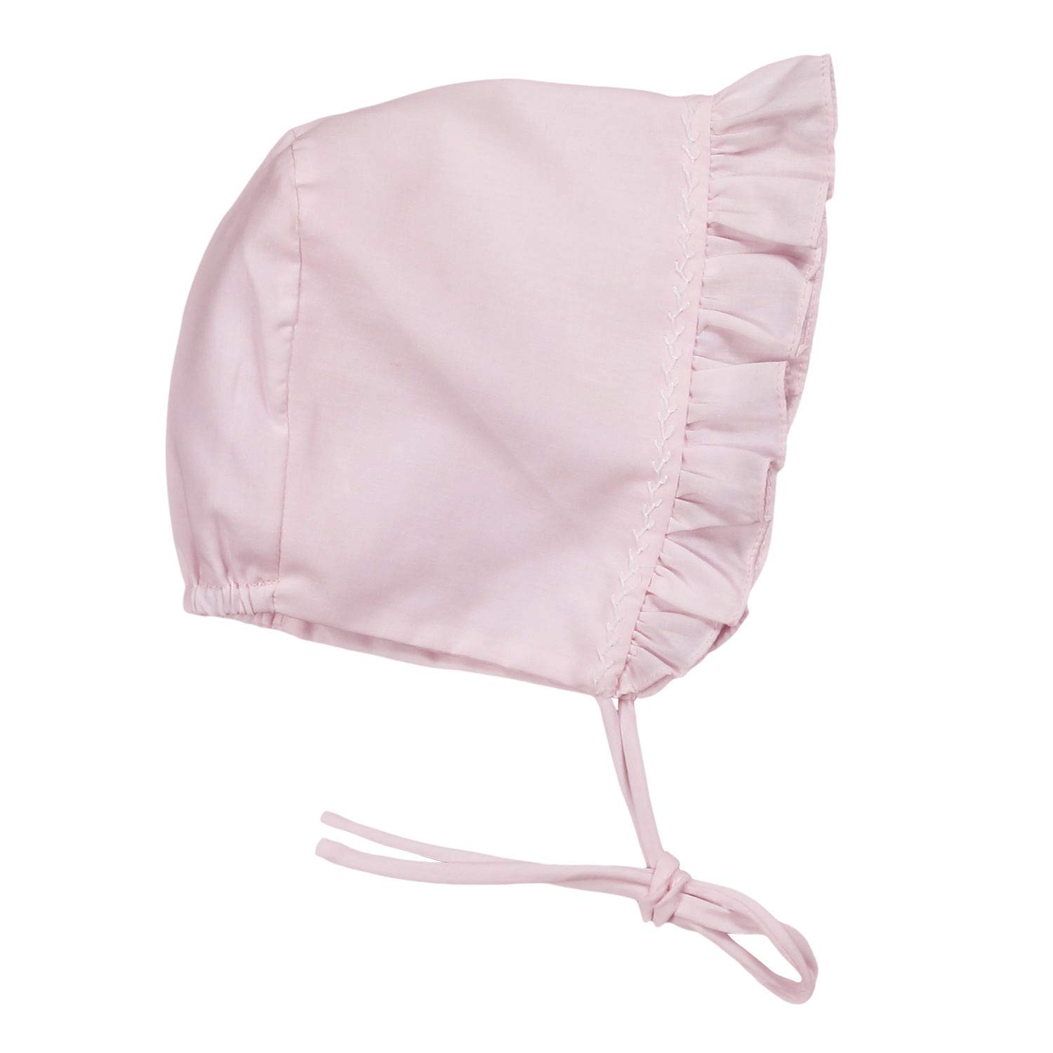 Petit Ami Baby Girls' Dress with Pintucks and Feather Stitching, 9 Months, Pink