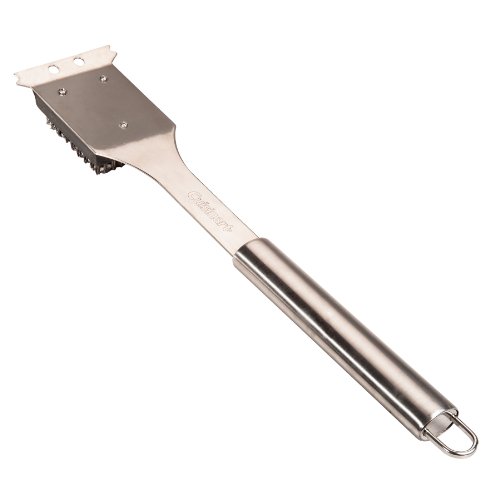 American Gourmet 463672717 Classic 280 2-Burner Liquid Propane Gas Grill, No Side, Black & Cuisinart CCB-5014 BBQ Grill Cleaning Brush and Scraper, 16.5", Stainless Steel, 16. 5"