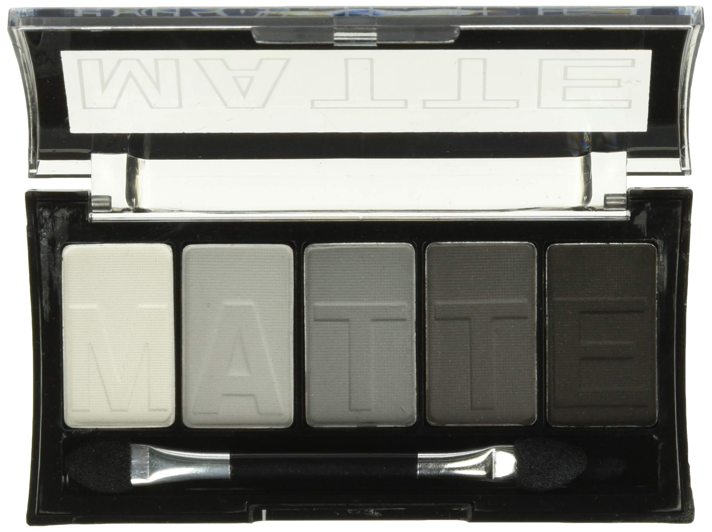 L.A. COLORS 5 Color Matte Eyeshadow, Black Lace, 0.08 Oz