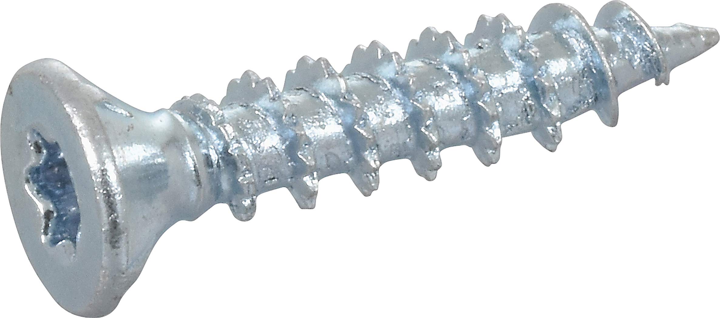Power Pro Premium One Multi-Material Flat Head Screws, Zinc Plated Steel, Fasten in Wood, Metal, Concrete, Drywall and Plastic, Silver, #6 x ¾ inch, Box of 45 Screws