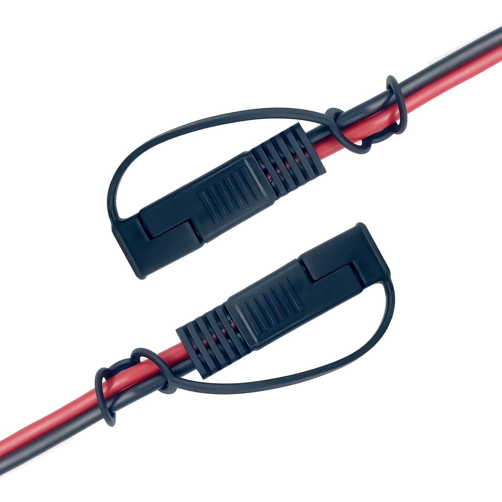3Packs 10AWG SAE Connector Extension Cable, SAE Quick Connector Disconnect Plug SAE Power Automotive Extension Cable Wire for Solar Panel Motorcycles Tractors and Car(30cm/1ft )