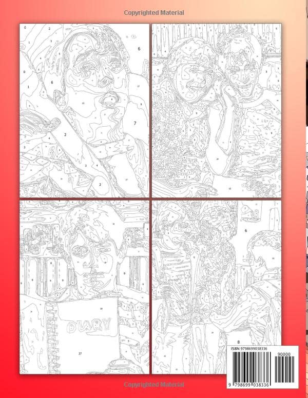 Diary of A Wimpy Kid Color By Number: Diary Of A Wimpy Kid Coloring Books For Kids of All Ages with Over 50 Funny Design