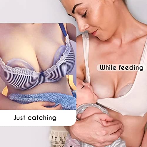 haakaa Ladybug Milk Collector Wearable Milk Collector Ladybug Breastmilk Collector Breastfeeding Milk Catchers Breast Milk Savers 2.5oz/75ml 2 PCS