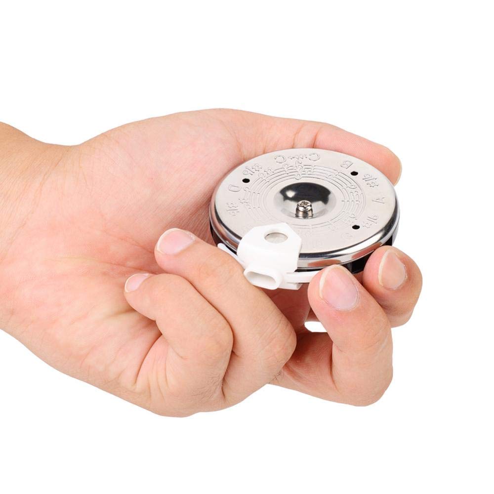 Alomejor Chromatic Pitch Pipe 13 Chromatic Tone Pipe Tuner Sensitive Chromatic Tuner with Case Instrument Turinging
