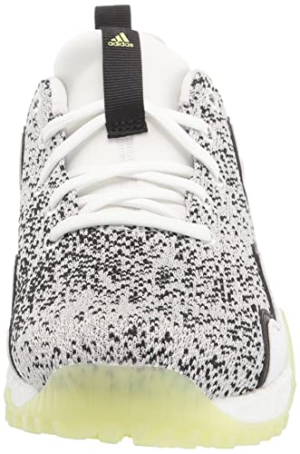 adidas Women's Codechaos 21 Primeblue Spikeless Golf Shoes, Grey One/Core Black/Pulse Lime, 9
