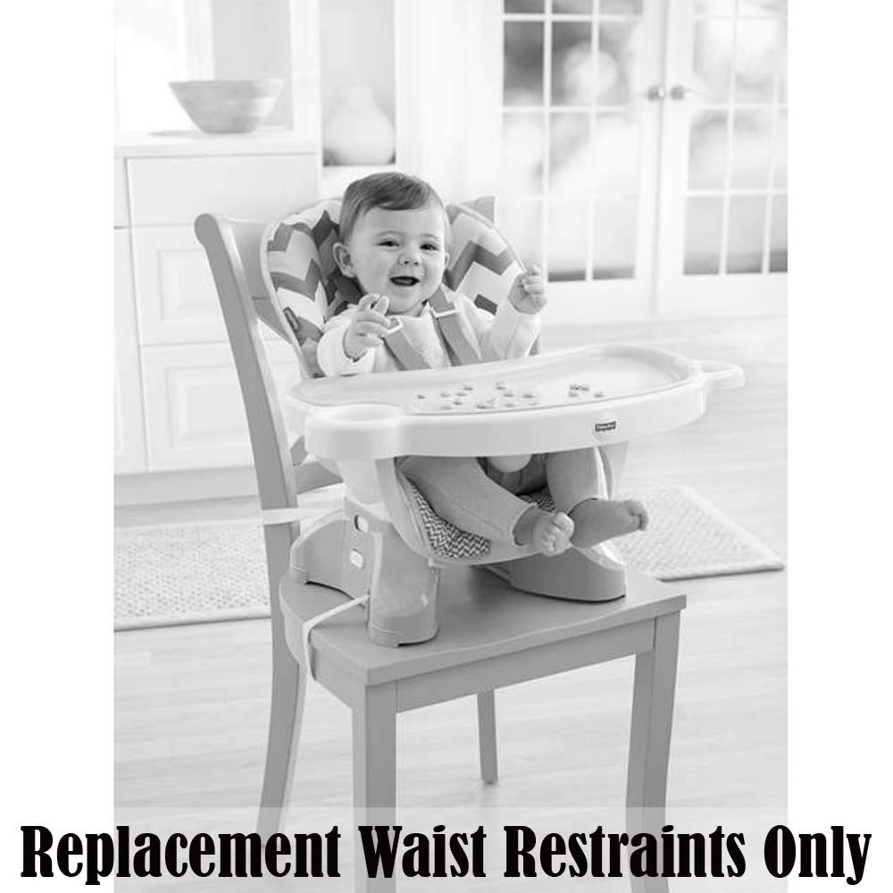 Fisher Price Space Saver High Chair Replacement (DLG99 Gray Space Saver Straps)