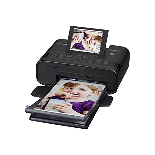 Canon Selphy CP1300 Wireless Compact Photo Printer with AirPrint and Mopria Device Printing, Black (2234C001)