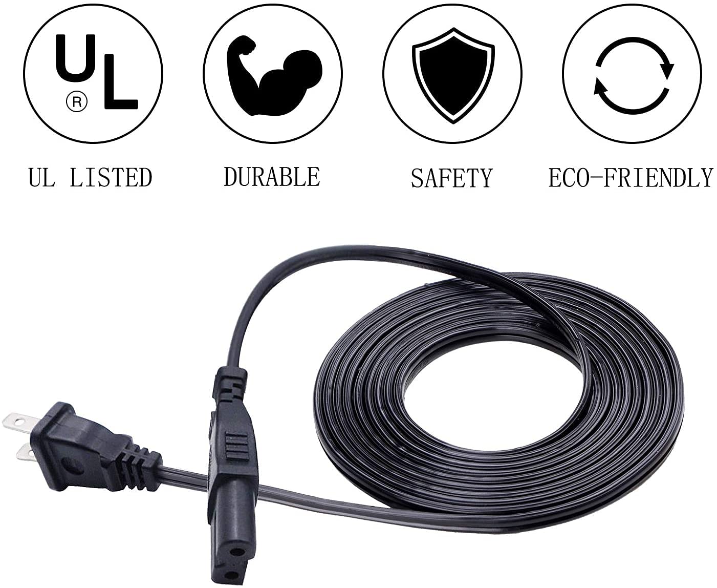 CHENLAN New AV Cable & AC Power Cord Bundle for Original Playstation 2