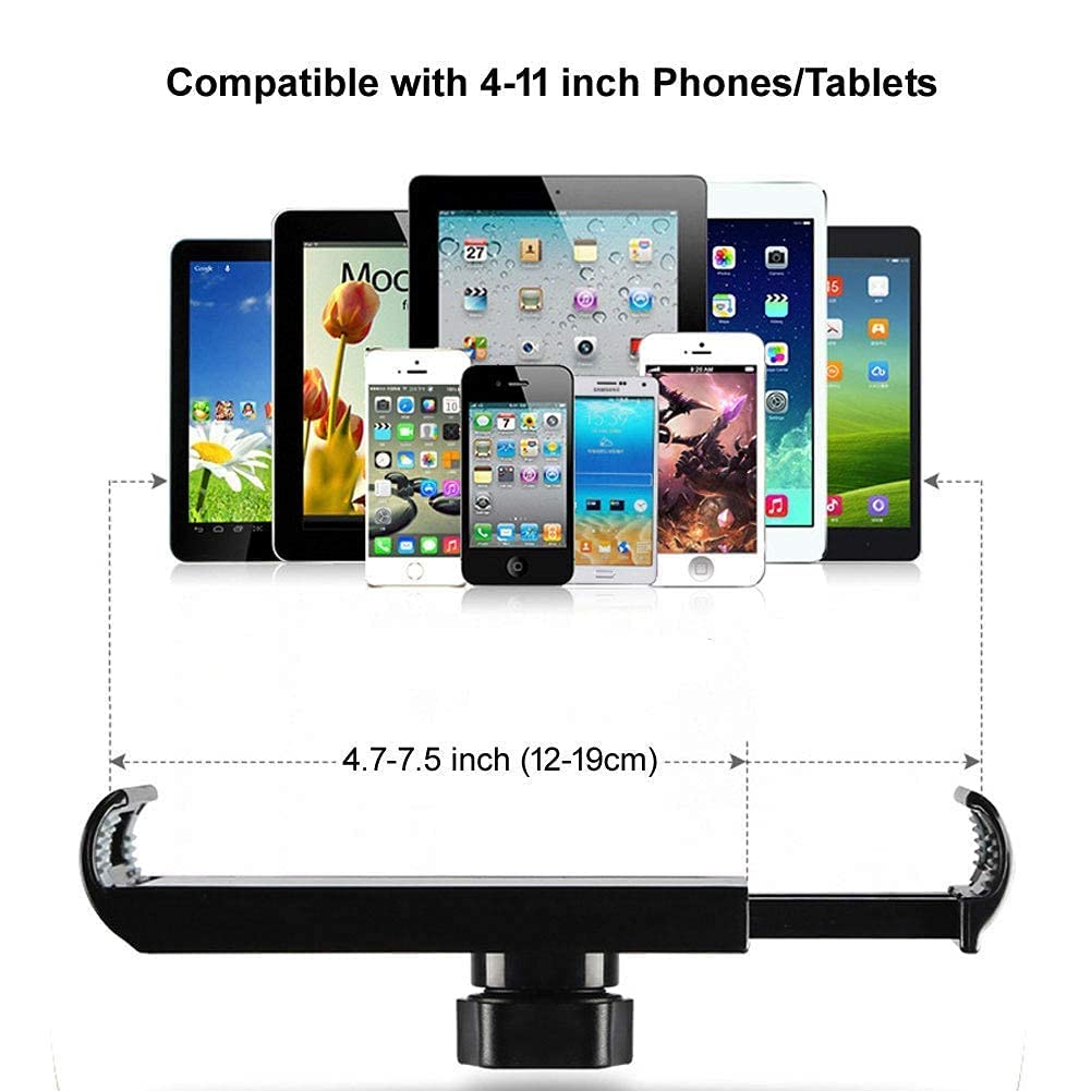 Tablet Bed Desk Holder for 4-13" Device, woleyi 360° Flexible Long Arm Mount Clamp, Adjustable Lazy Stand for iPad 12.9 10.5 9.7 iPad Mini Air 4 3 2, Nintendo Switch, Xbox, E-Reader, iPhone, Phone etc